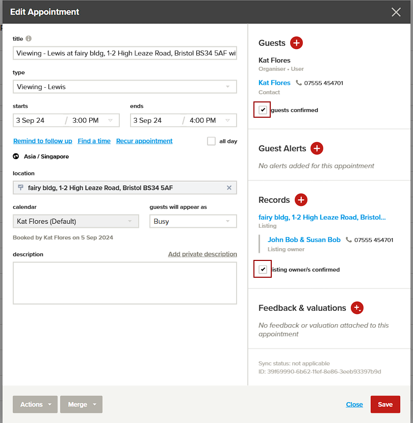 How to Resend Viewing Confirmation? – Rex Software Support