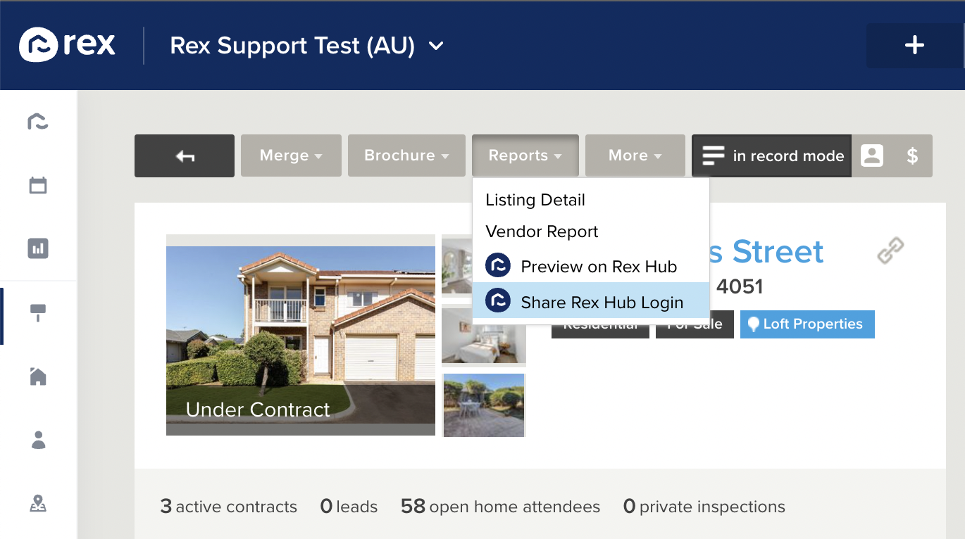 Sharing Rex Hub with your Vendor – Rex Software Support